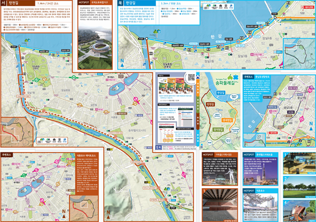 Songpa Trail Map - Songpa-gu
